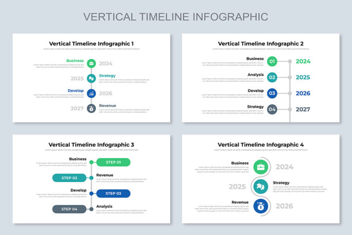 Timeline Infographics Template - Mighty Slide